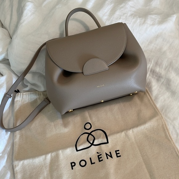 Polene | Bags | Polene Numero Un Textured Taupe Like New Condition ...